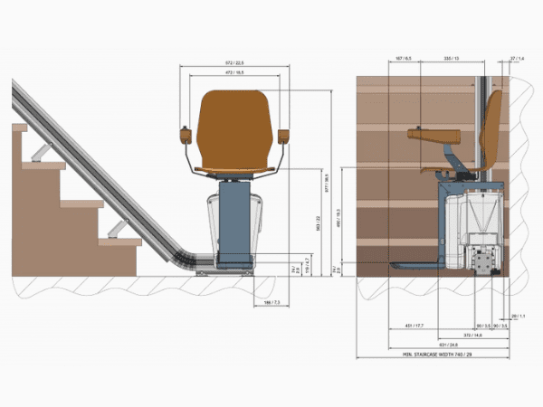 Stairlifts: Reliable, Curved & Straight UP.LIFT chair lifts